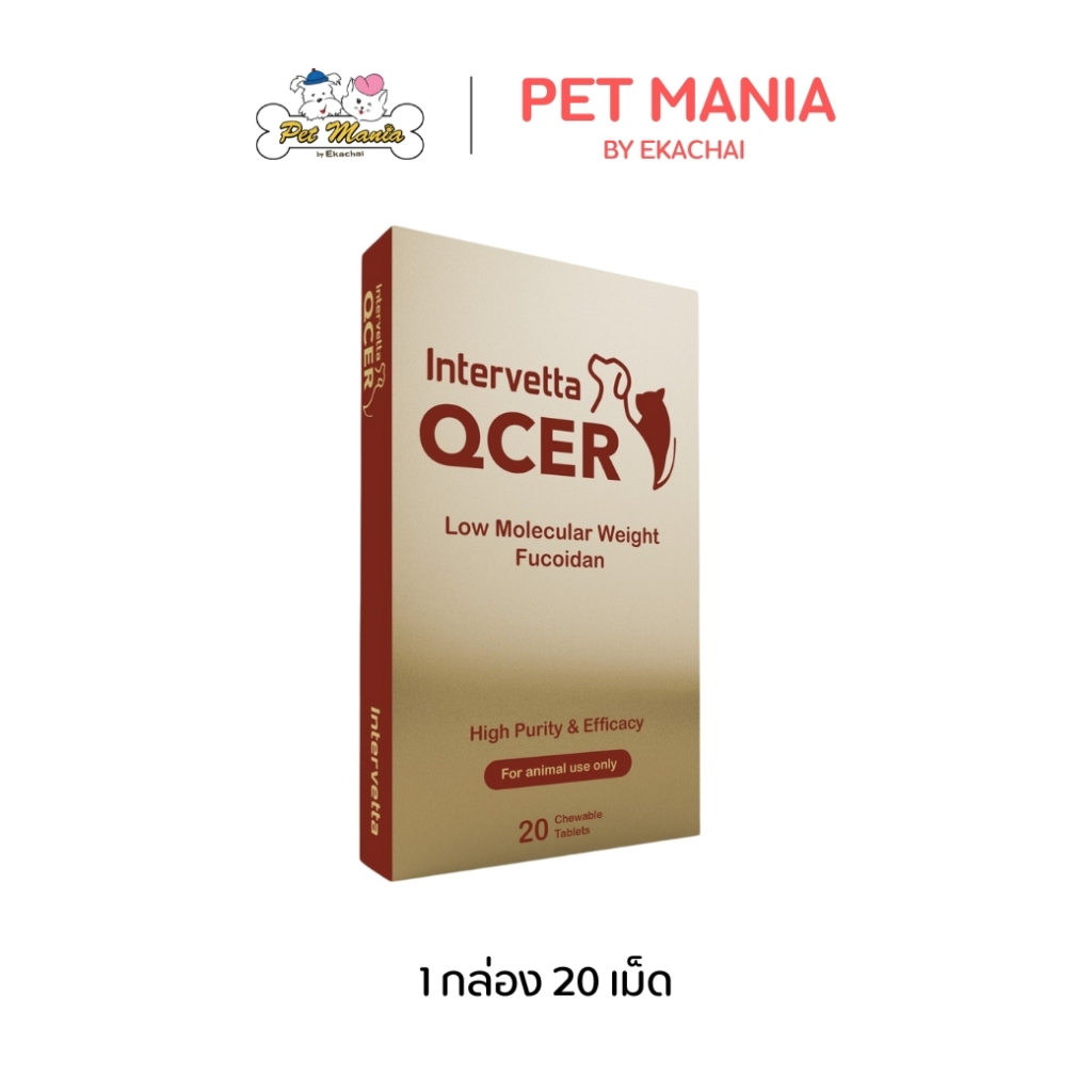 Qcer (20 เม็ด) Multi-Targeted Approach to Cancer Care สำหรับสุนัขและแมว | Shopee Thailand