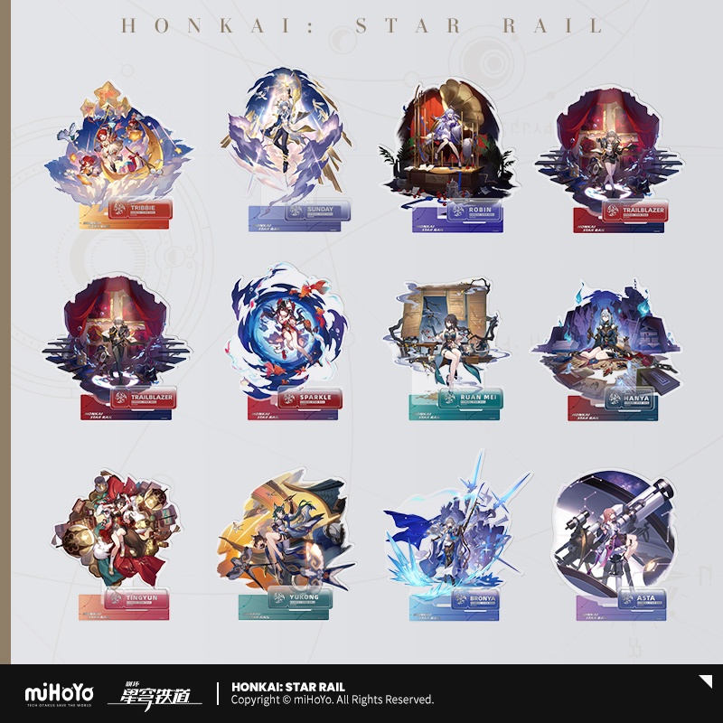 [ พร้อมส่ง / official ] Honkai Star Rail Standee - Harmony path ฮงไค ...