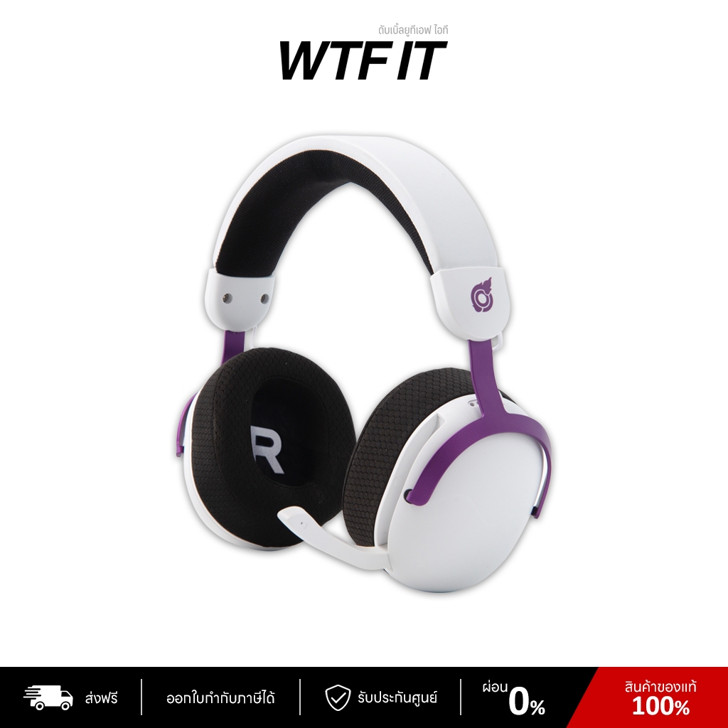 LOGA PHOTON WIRELESS HEADSETS : Mesh Cushions Edition หูฟังเกมมิ่งไร้ ...