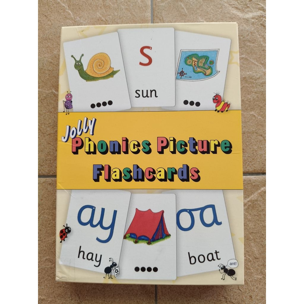 Jolly Phonics Picture Flashcards (60 pcs.) | Shopee Thailand