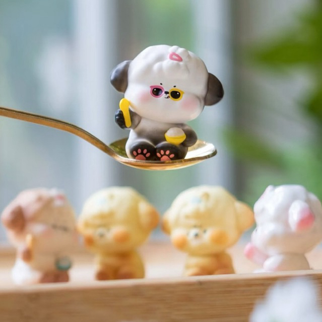[ กดในไลฟ์ลด 100 ] Moji puppy school bean *1สุ่ม=4ตัว | Shopee Thailand