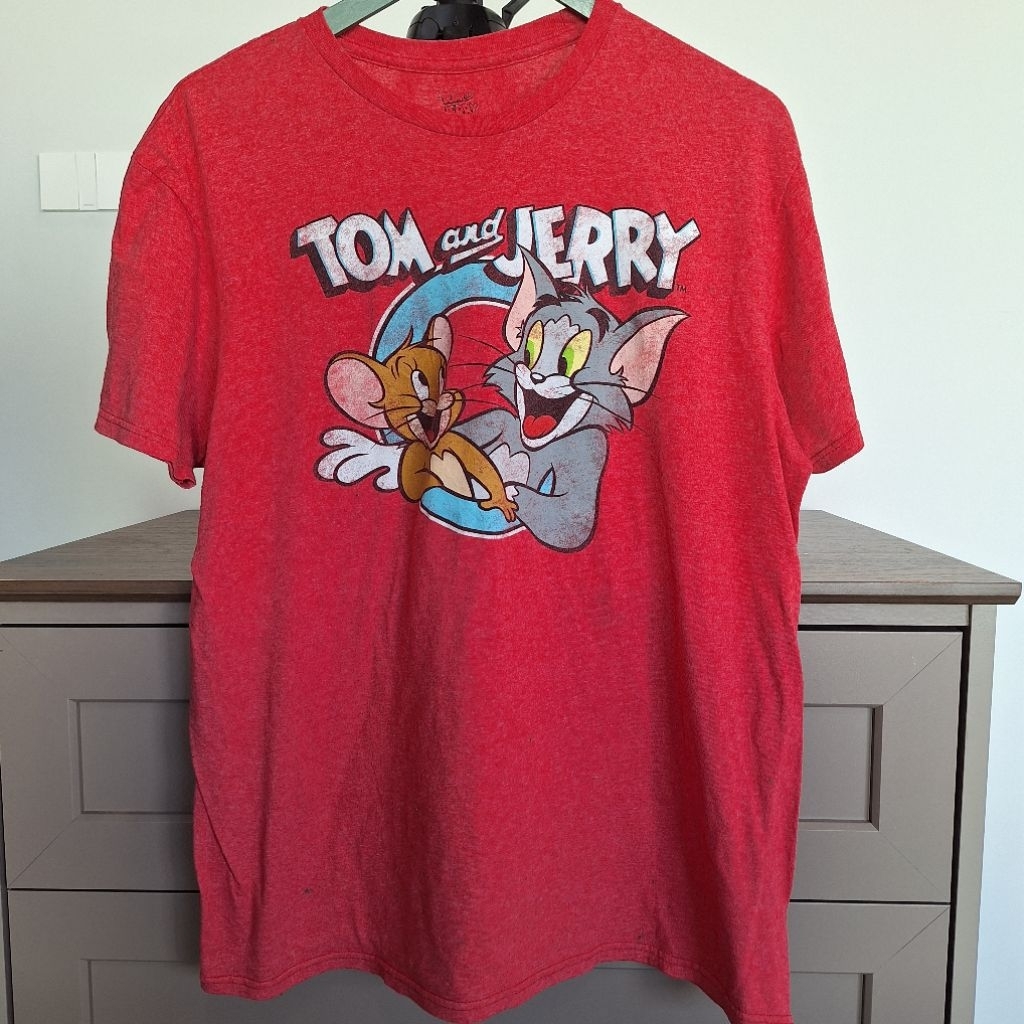เสื้อยืด ลายการ์ตูน Tom and jerry size L (AC49) | Shopee Thailand