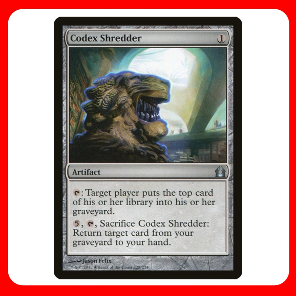 [MTG] Codex Shredder [RTR] [ARTIFACT] [UNCOM] [NORMAL] [ENG] (การ์ดเม ...