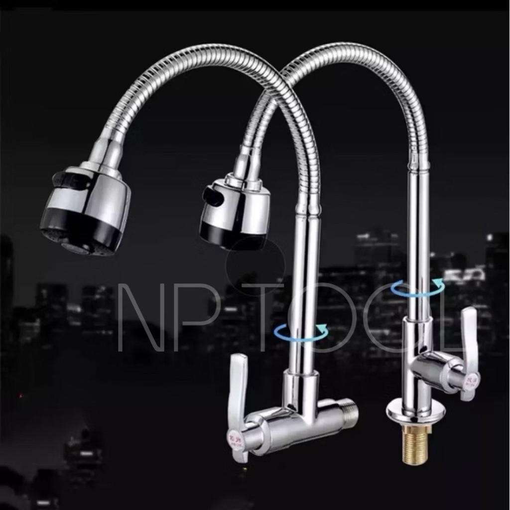 NP-136 ก๊อกน้ำซิงค์ แบบตั้ง /ก๊อกน้ำซิงค์ แบบติดผนัง ปรับได้ 2 ระดับ ...