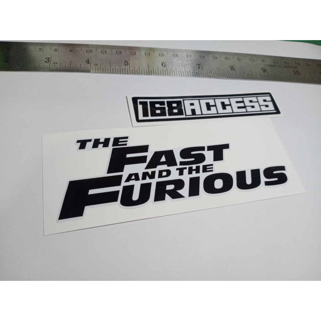 สติ๊กเกอร์ Fast And Furious Sticker Racing Style | Shopee Thailand