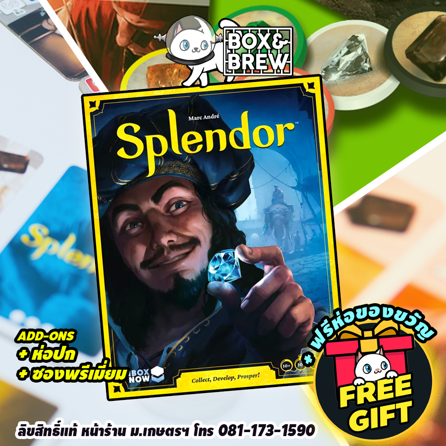 Splendor (English Version) board game บอร์ดเกม | Shopee Thailand