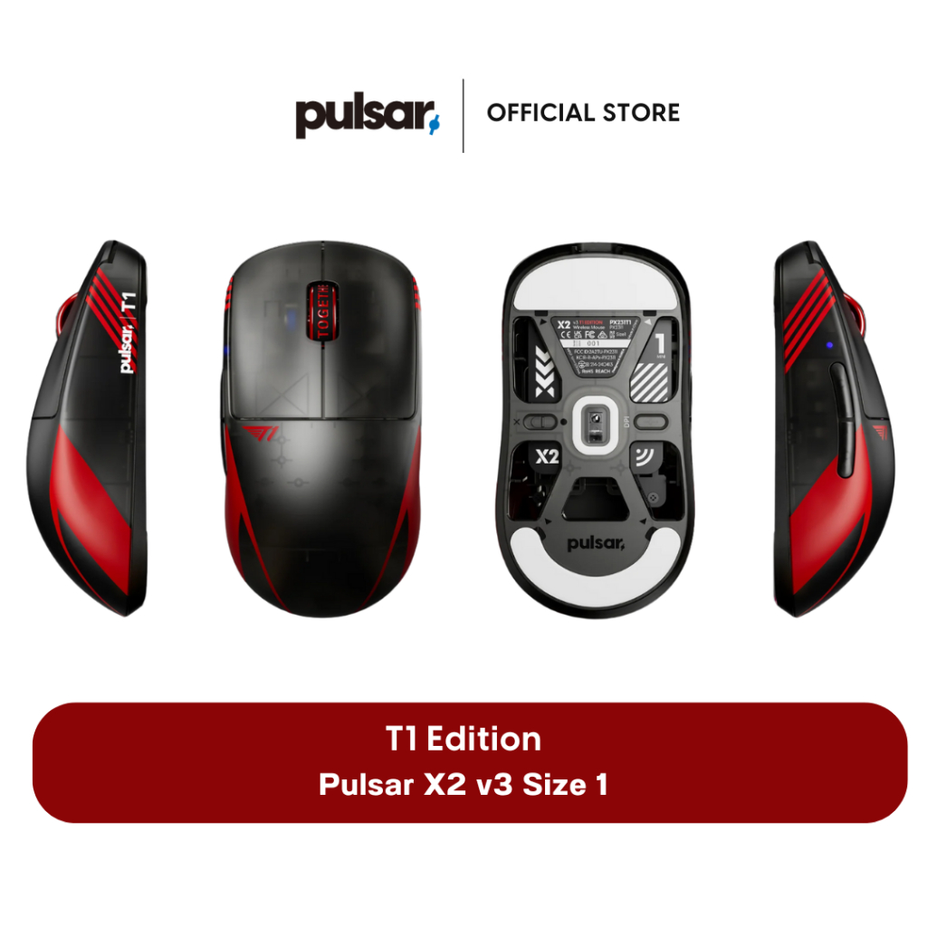Pulsar T1 Edition | X2 V3 & Xlite V4 Wireless เมาส์เกมมิ่งไร้สาย ...