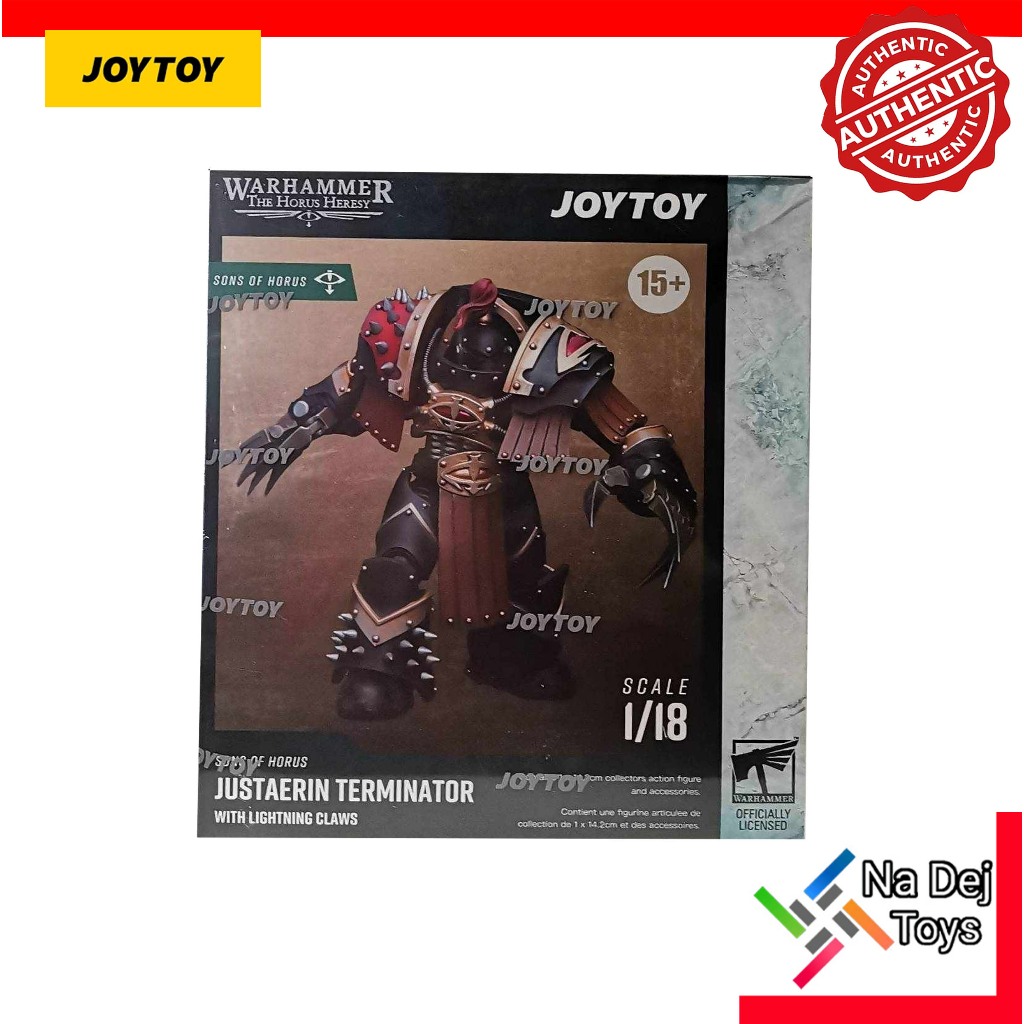 JoyToy Warhammer 40K Justaerin Terminator with Lightning Claws 1/18 ...