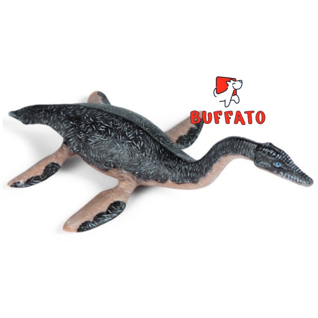 Buffato - โมเดล ไดโนเสาร์ Plesiosaurus เทา ขนาด 18.50 CM (จากหาดใหญ่) | Shopee Thailand