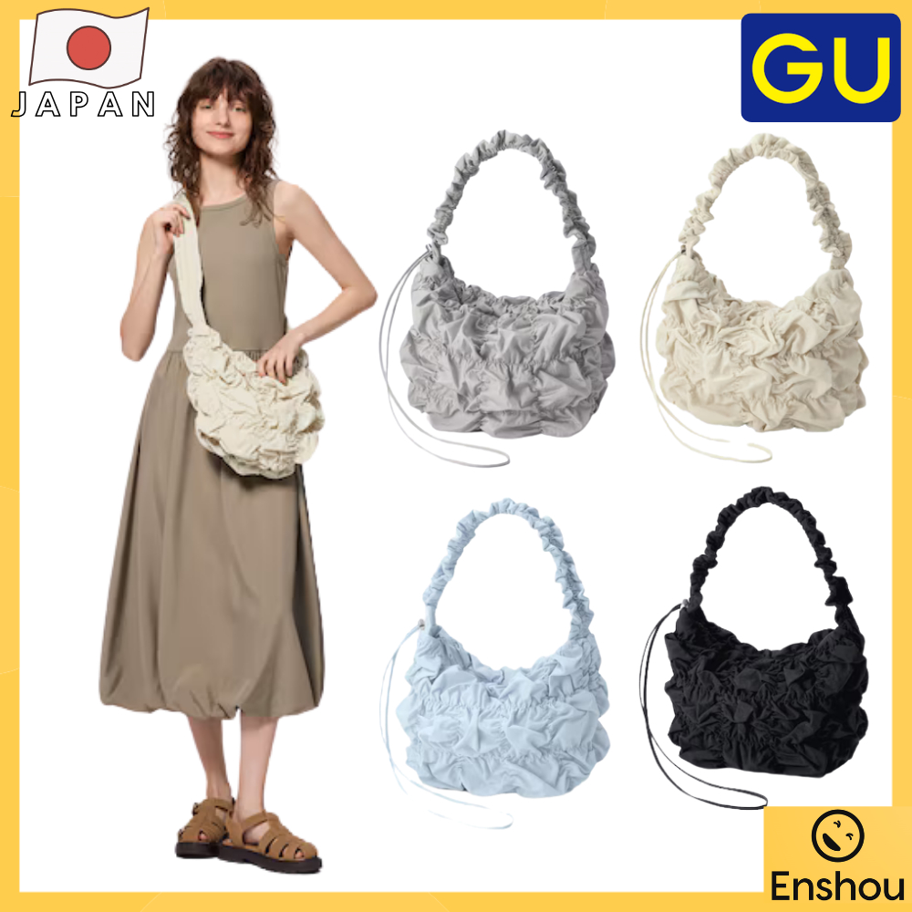 [Direct from japan]GU Gathered shoulder bag | Shopee Thailand