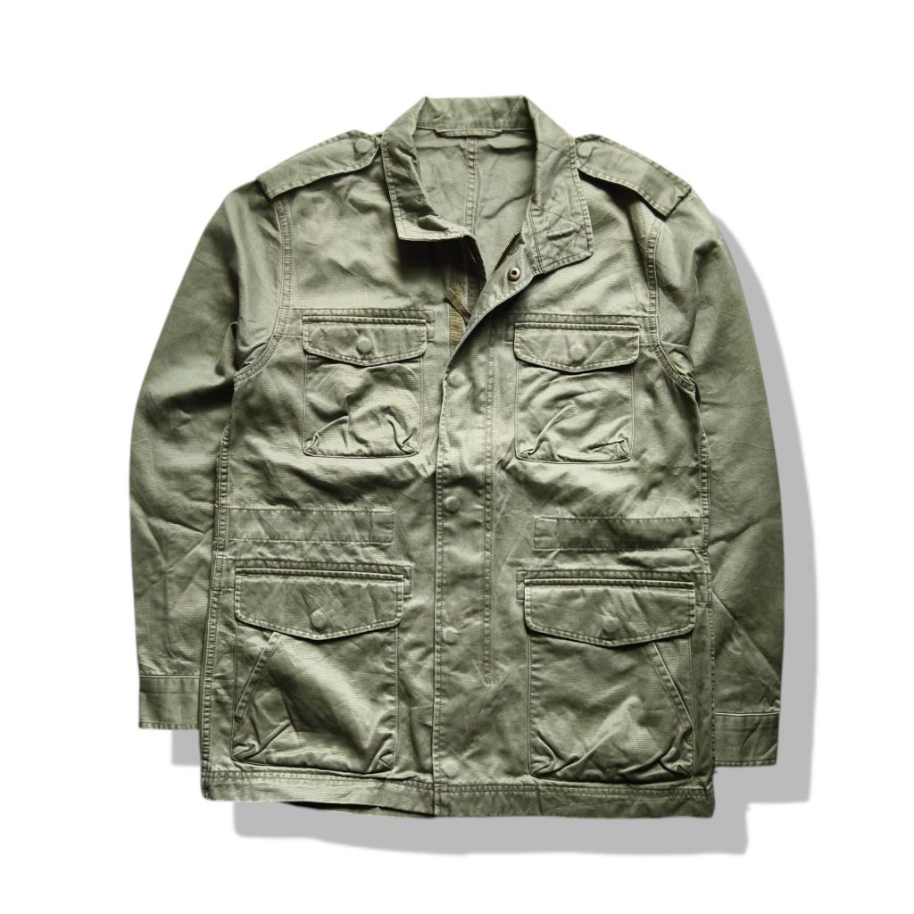 Gu Military Field Jacket รอบอก 42” | Shopee Thailand