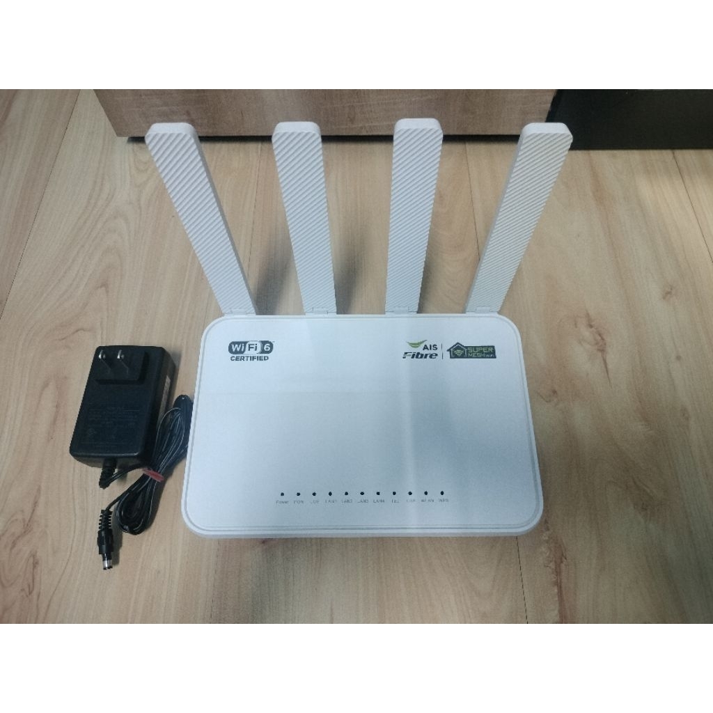 Mesh WiFi6 AIS HG8145X6N Mesh WiFi6 แรงๆ เทสแล้วใช้งานไปได้ปกติดีครับ ...
