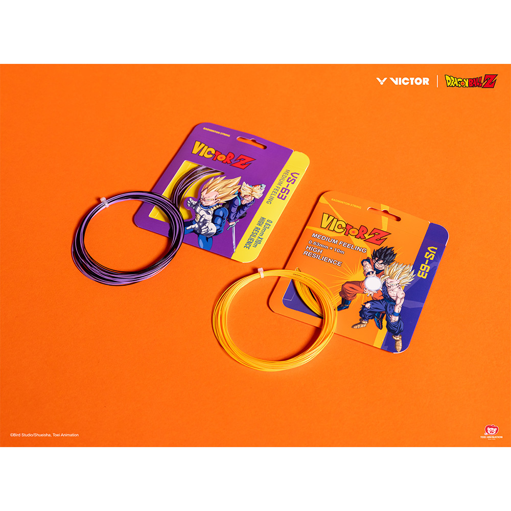 เอ็นแบดมินตัน VICTOR x Dragon Ball Z Strings VS-63DBZ | Shopee Thailand