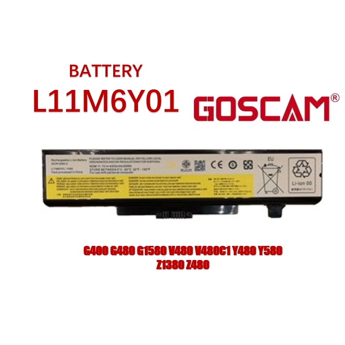 new BATTERY LENOVO แบตเตอรี่ เลอโนโว่ G400 G480 G1580 V480 V480C1 Y480 ...