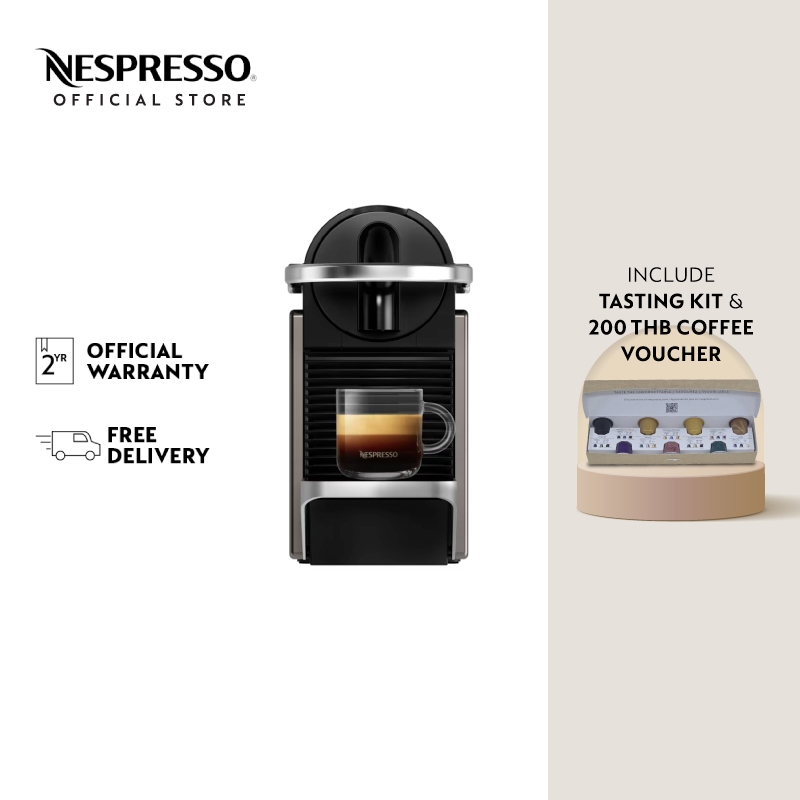 Nespresso เครื่องชงกาแฟ Pixie Titan (Redesign) | Shopee Thailand