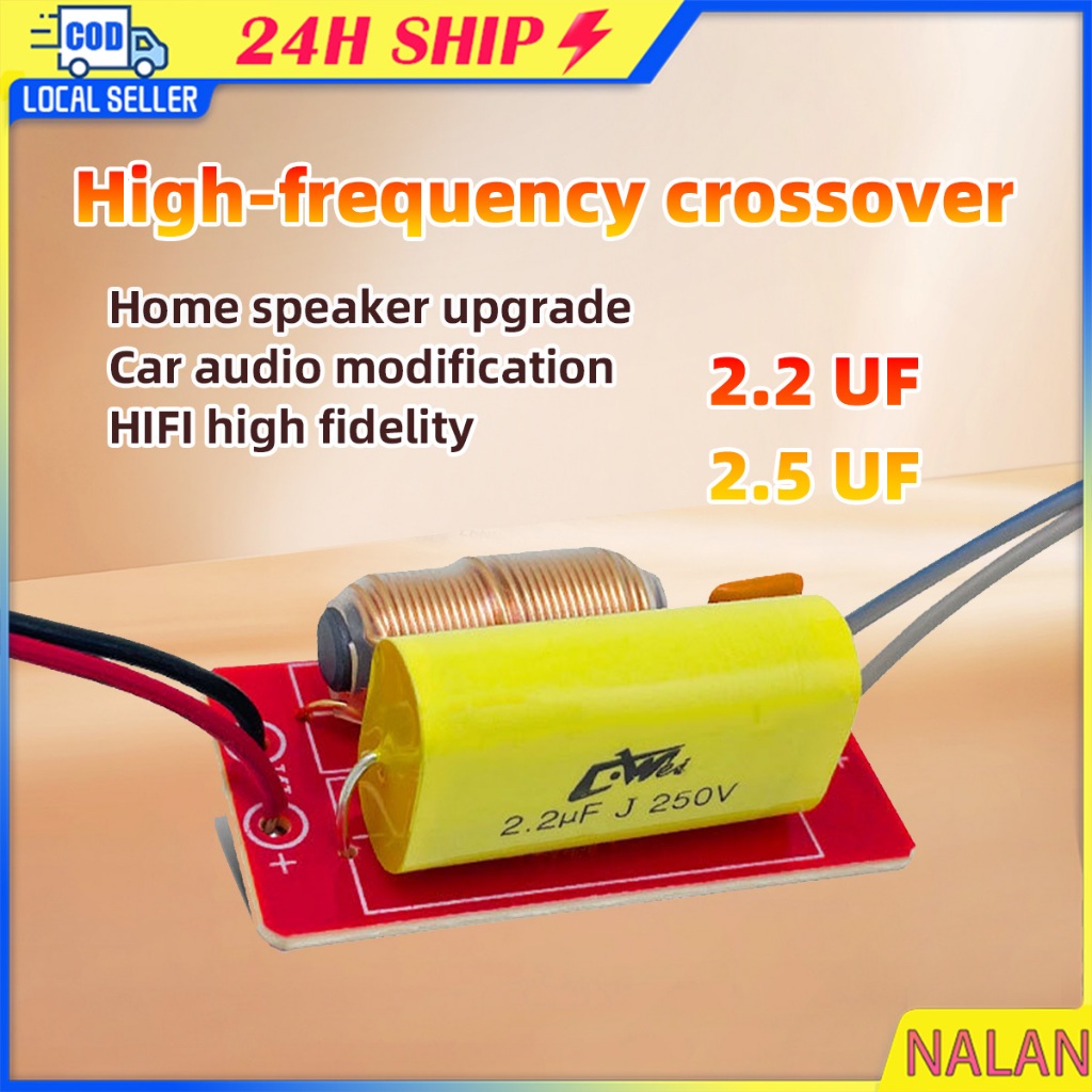 ร้านอยู่กทม.ครอสโอเวอร์ลำโพง crossover network ขนาด2.2UF 2.5UF ตัวแบ่ง ...