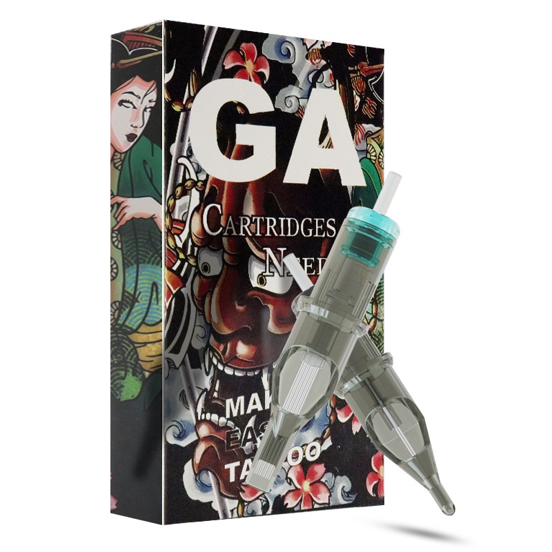 เข็มสัก 10ชิ้น เข็มสักลาย 5RL/5RM/7RM เข็มสักมือTattoo Cartridges ...