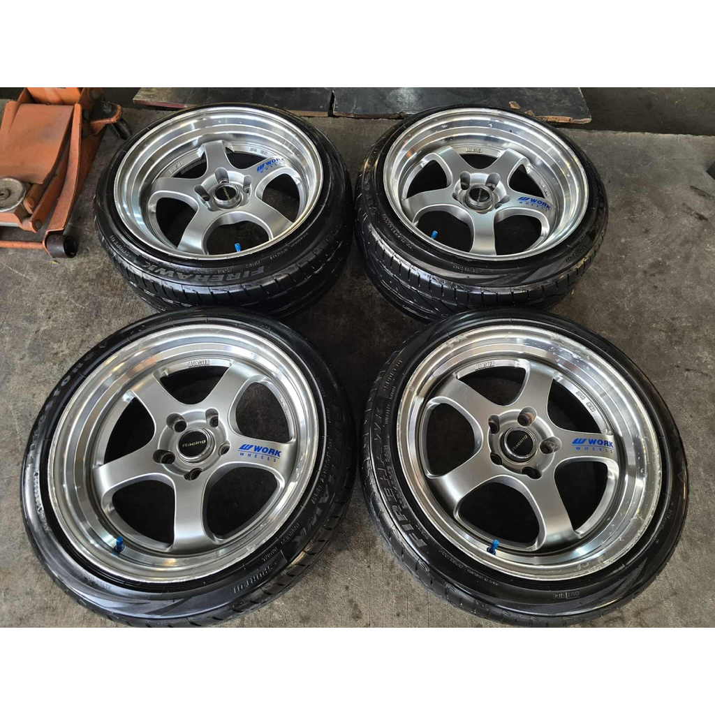 แม็กแต่ง Work S1 ขอบ17" 5รู112, 114 กว้างหน้า8 หลัง9 Off 35 งาน Auto ...