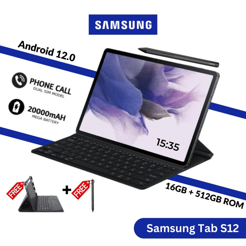 ส่วนลดสามร้อยบาท Samsung Galaxy S12 [512 ROM+16 RAM] แท็บเล็ต 12 นิ้ว ...