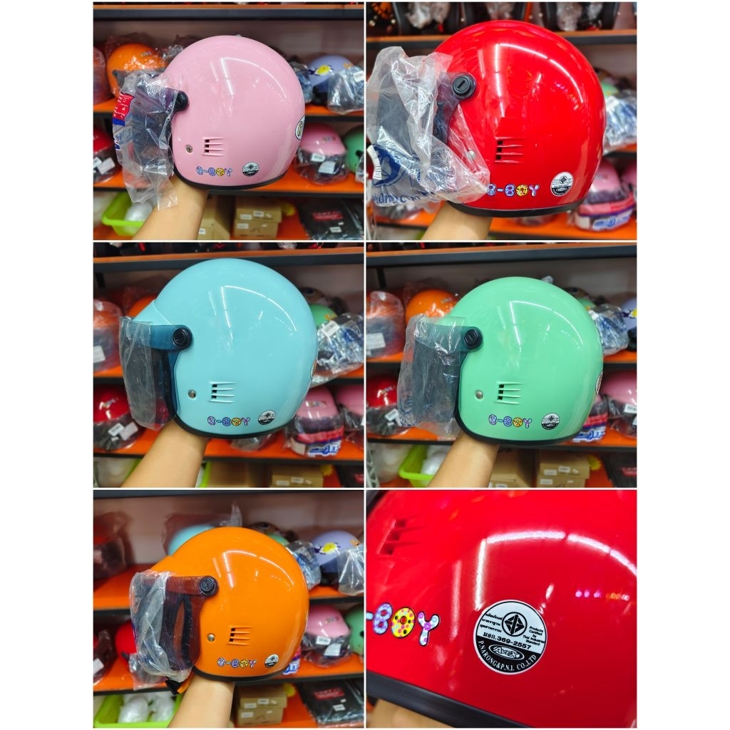 หมวกกันน็อคเด็กavex B-Boy หน้ากากสีชา ขนาดศรีษะ47-50cm. ร้านไทย สินค้าถ่ายจริงจากหน้าร้าน ...