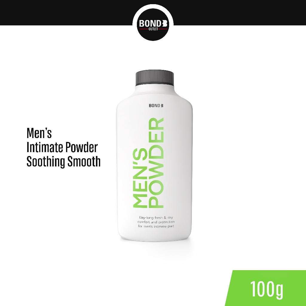 BOND Men's Intimate Powder แป้งบอนด์ชนิดพิเศษ สูตร ซูสติ้ง สมูท 100 ...