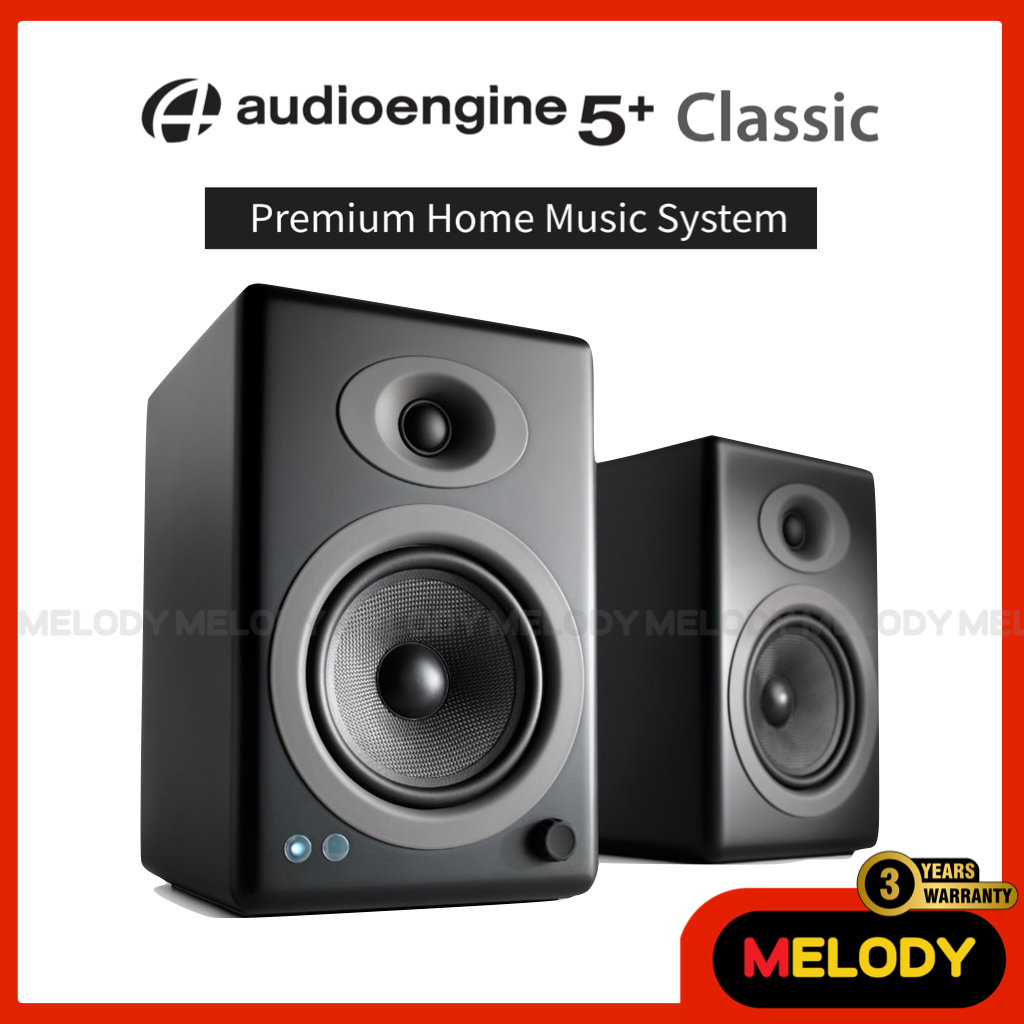 Audioengine A5+ SPEAKER SYSTEM ลำโพง 2.0 150w.RMS. Subwoofer Output รับ ...