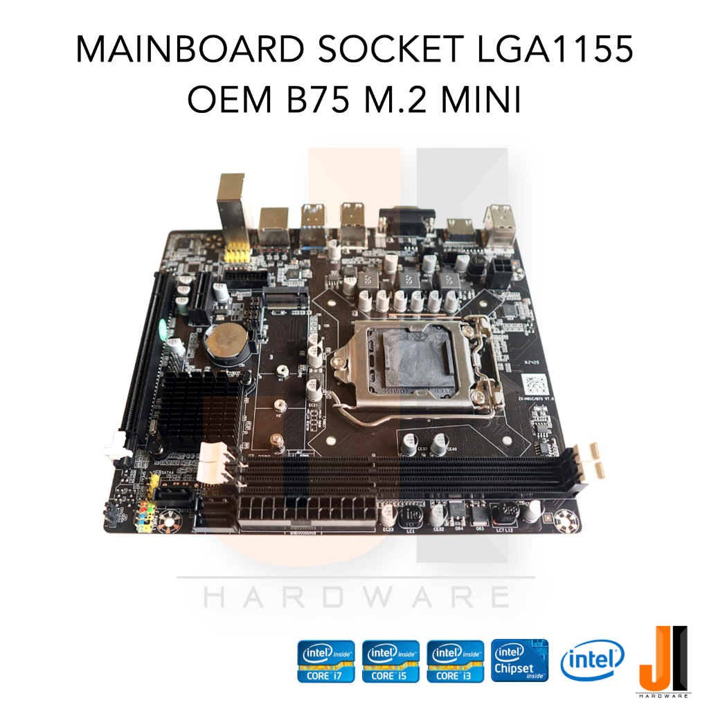 Mainboard OEM B75 M.2 Mini (LGA1155) Support Intel Core i Gen.2XXX and Gen.3XXX Series สินค้า ...