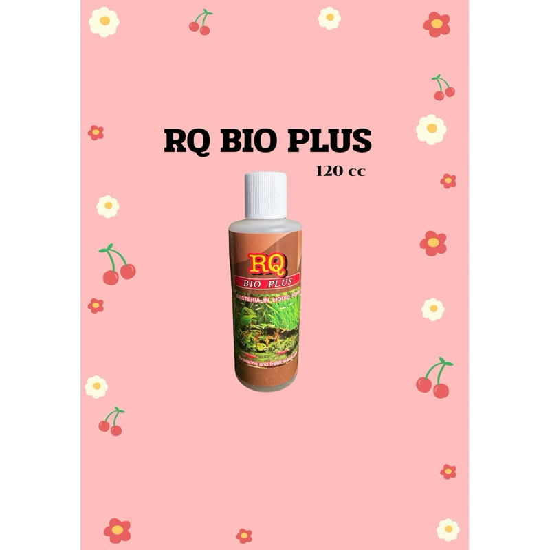 RQ BIO PLUS ขนาด 120cc (แบคทีเรียย่อยสลายของเสีย เศษอาหารตกค้าง ทำให้น้ำใสสะอาด) | Shopee Thailand