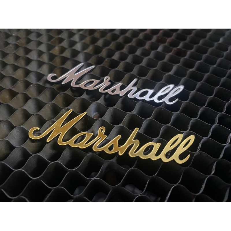 โลโก้ติดลำโพง ลาย marshall หนา2มิล พร้อมส่งจากไทย | Shopee Thailand