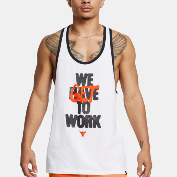 เสื้อกล้าม Under Armour Project Rock Get To Work Tank Top เสื้อกล้าม UA ...