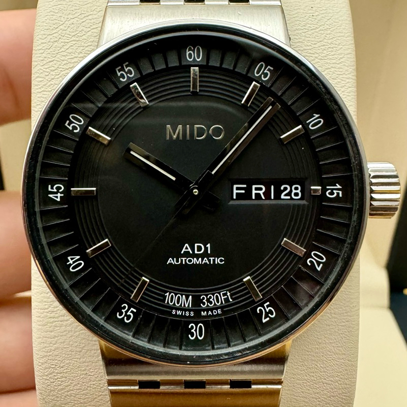 Mido All Dial M8330.4.18.13.80 Automatic หน้าดำ | Shopee Thailand
