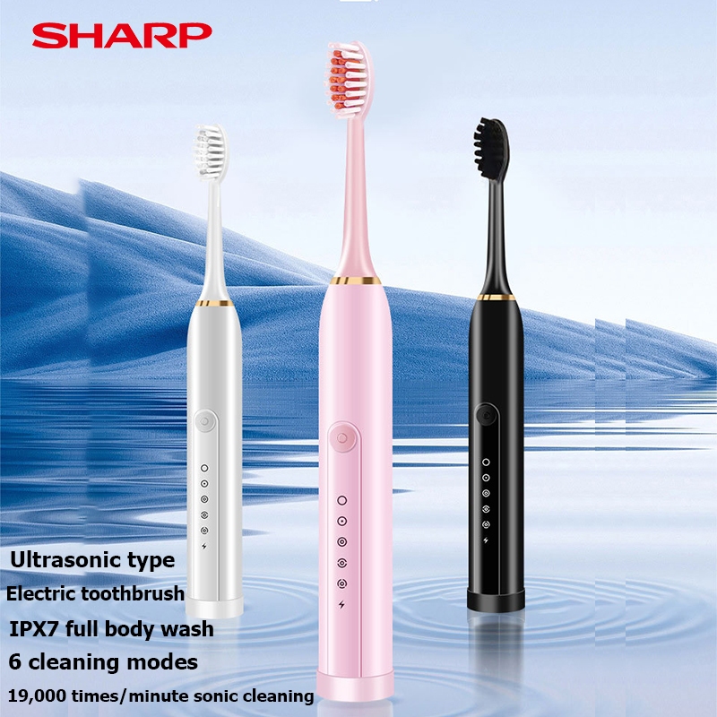 SHARP Home Sonic Electric Toothbrush แปรงสีฟันไฟฟ้า แปรงสีฟันอัตโนมัติ ...