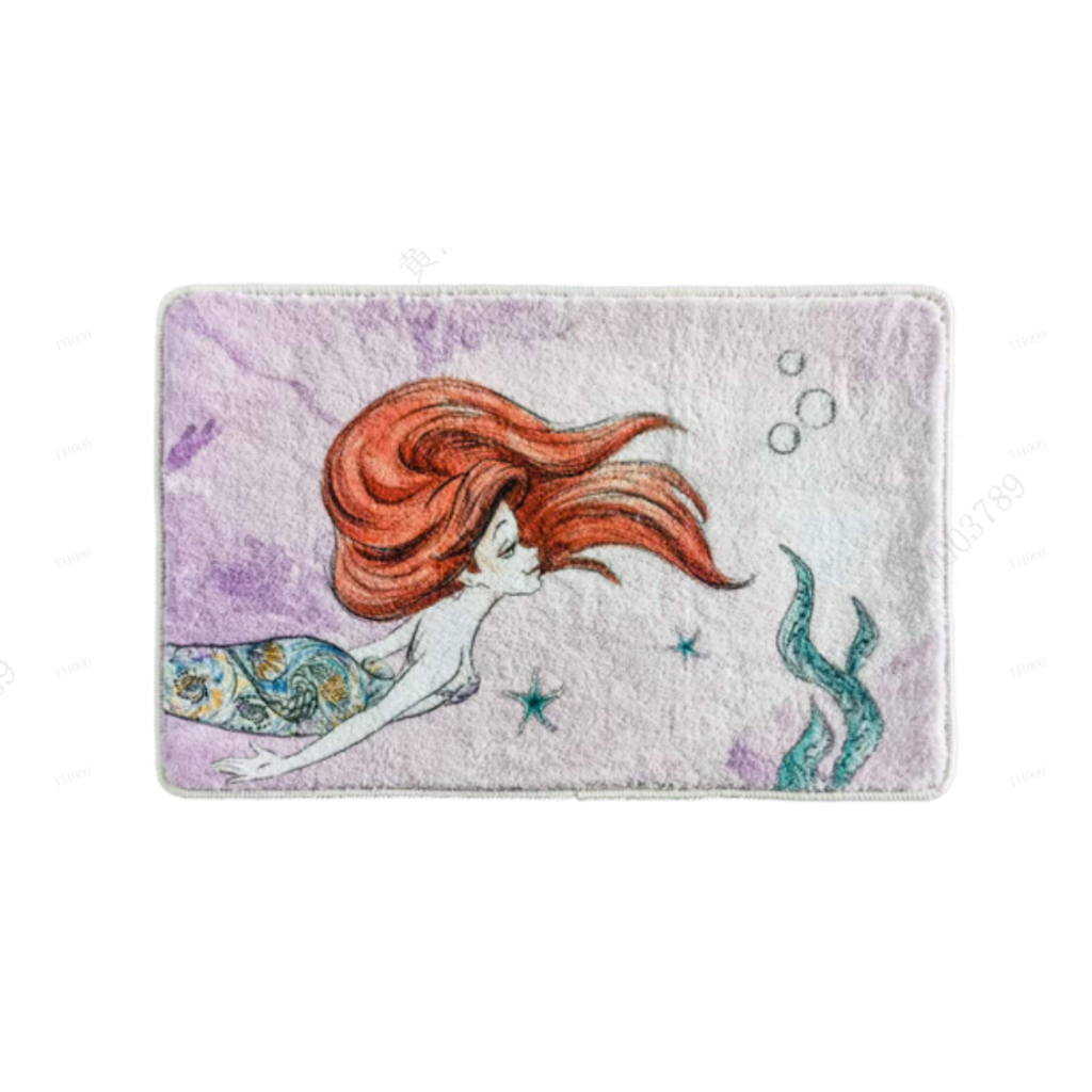 MINISO พรมปูพื้น พรมเช็ดเท้า Disney The Little Mermaid Collection ...