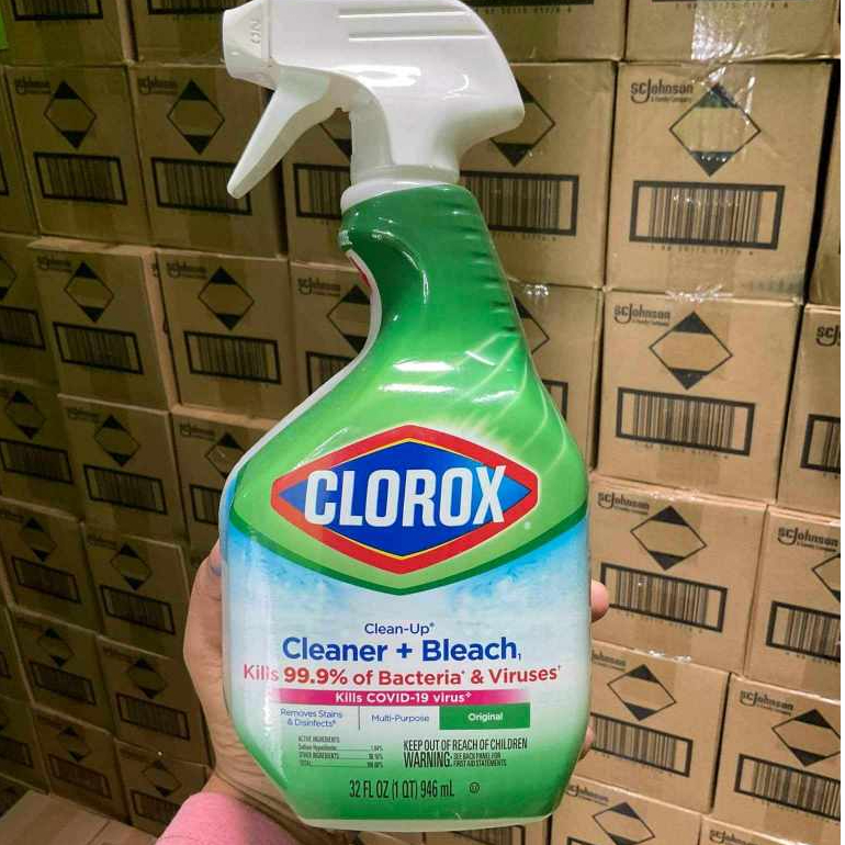 Clorox Clean-Up all purpose bleach spray cleaner สเปรย์ขจัดคราบและทำ ...