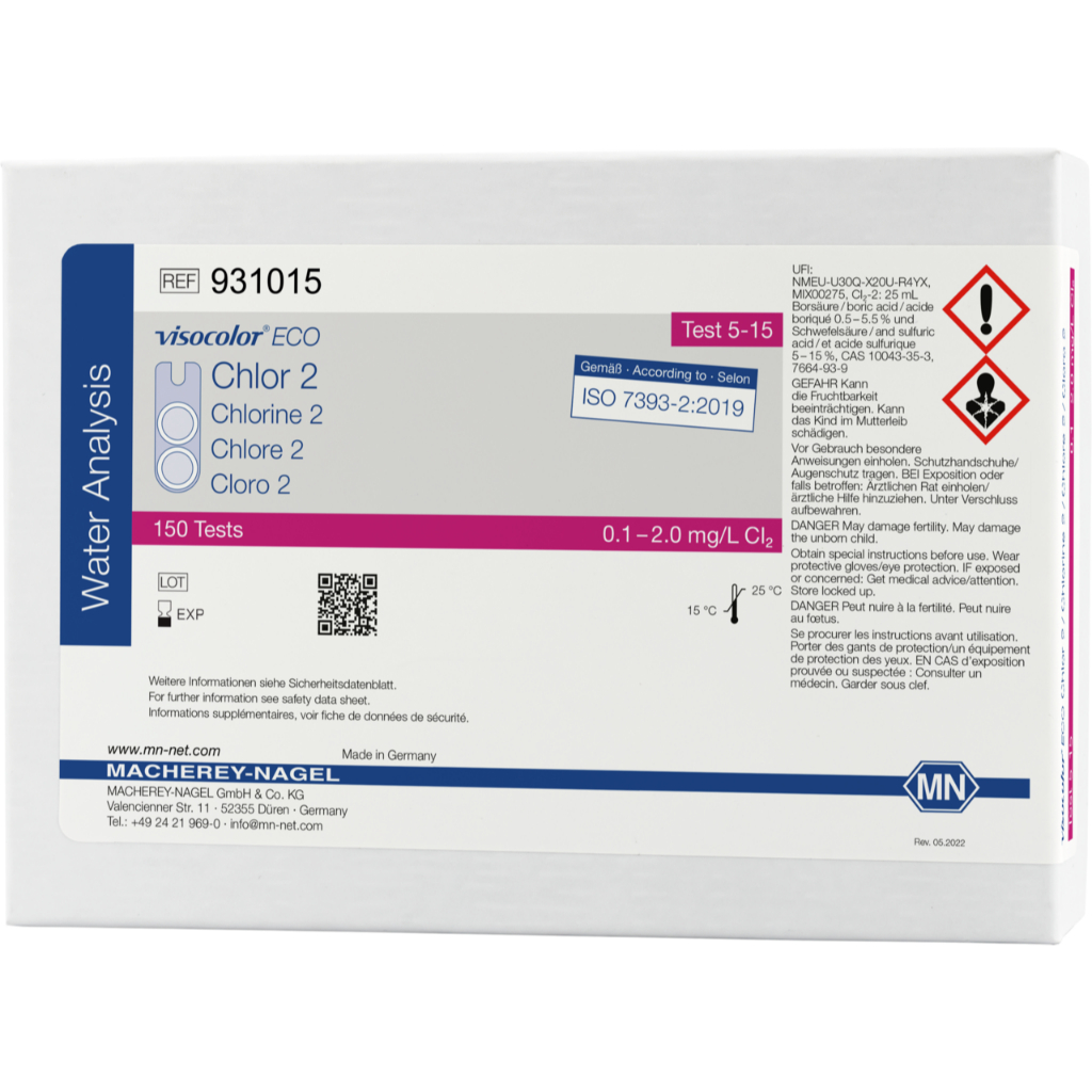 ชุดน้ำยาทดสอบคลอรีน Visocolor Chlorine [มีใบ COA] | Shopee Thailand