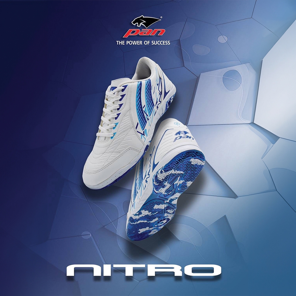 รองเท้าฟุตซอล PAN รุ่น NITRO รองเท้าฟุตบอลหนังสังเคราะห์ ทนทาน เหมาะ ...