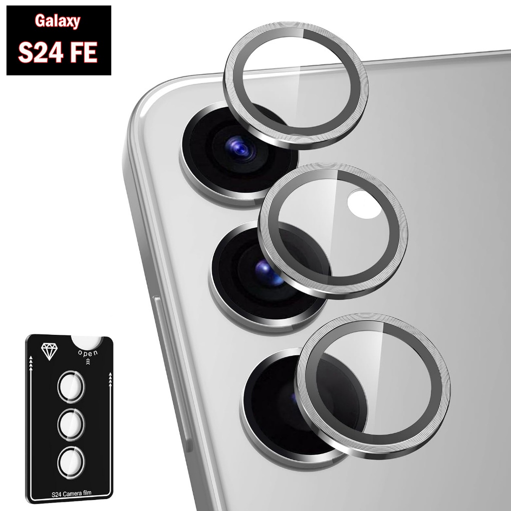กันรอยเลนส์กล้อง Samsung Galaxy S24 FE / S24FE กันรอยกล้อง ที่ครอบเลนส์ ...
