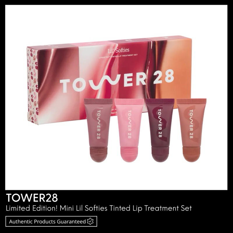 TOWER28 Mini Lil Softies Tinted Lip Treatment Set พร้อมส่ง & แท้ ...