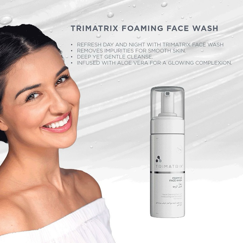 Trimatrix Foaming Face Wash โฟมล้างหน้าเจอเนสส์ นำเข้าจากยุโรป โฟมนม ...