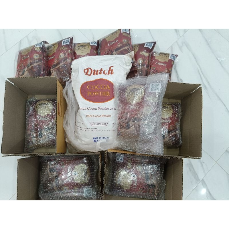 ผงโกโก้สีเข้มCocoa Dutchchoiceแบบแบ่งถุง220gและ450g | Shopee Thailand