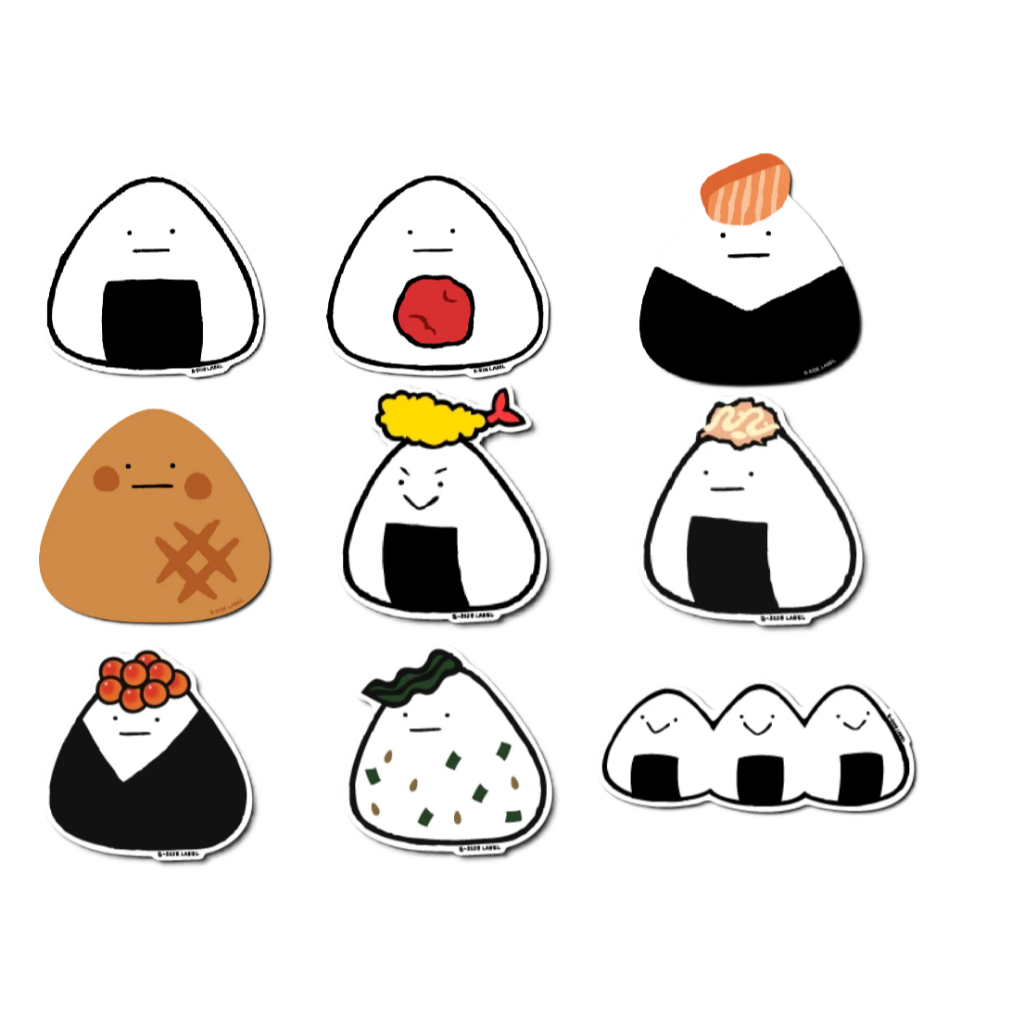 [ส่งตรงจากญี่ปุ่น] B - SIDE LABEL Sticker / Onigiri Japan NEW | Shopee Thailand