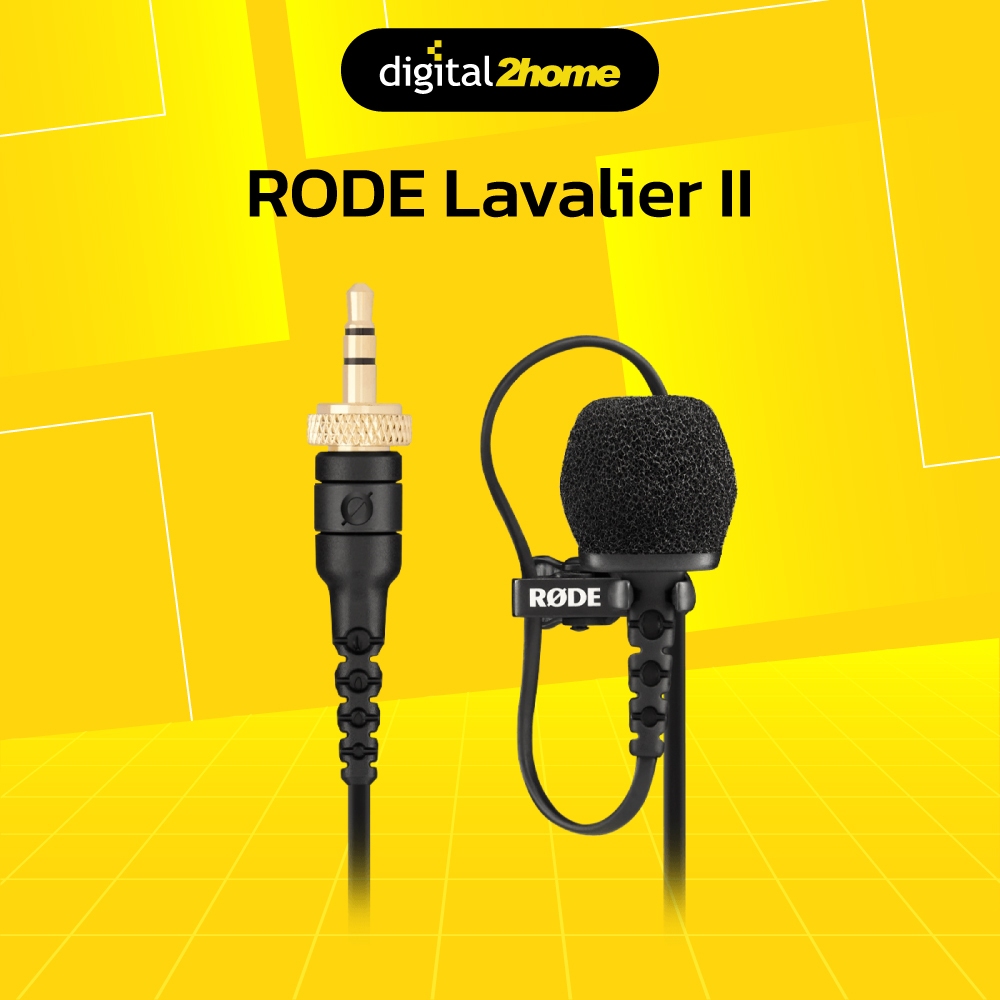 RODE Lavalier II Premium Lavalier Microphone | Shopee Thailand