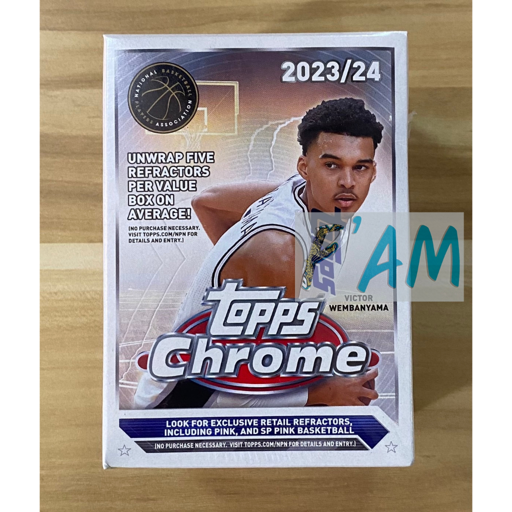 'พร้อมส่ง' 2023-24 Topps Chrome Blaster Box NBA ท็อปปส์ การ์ดสะสม ...