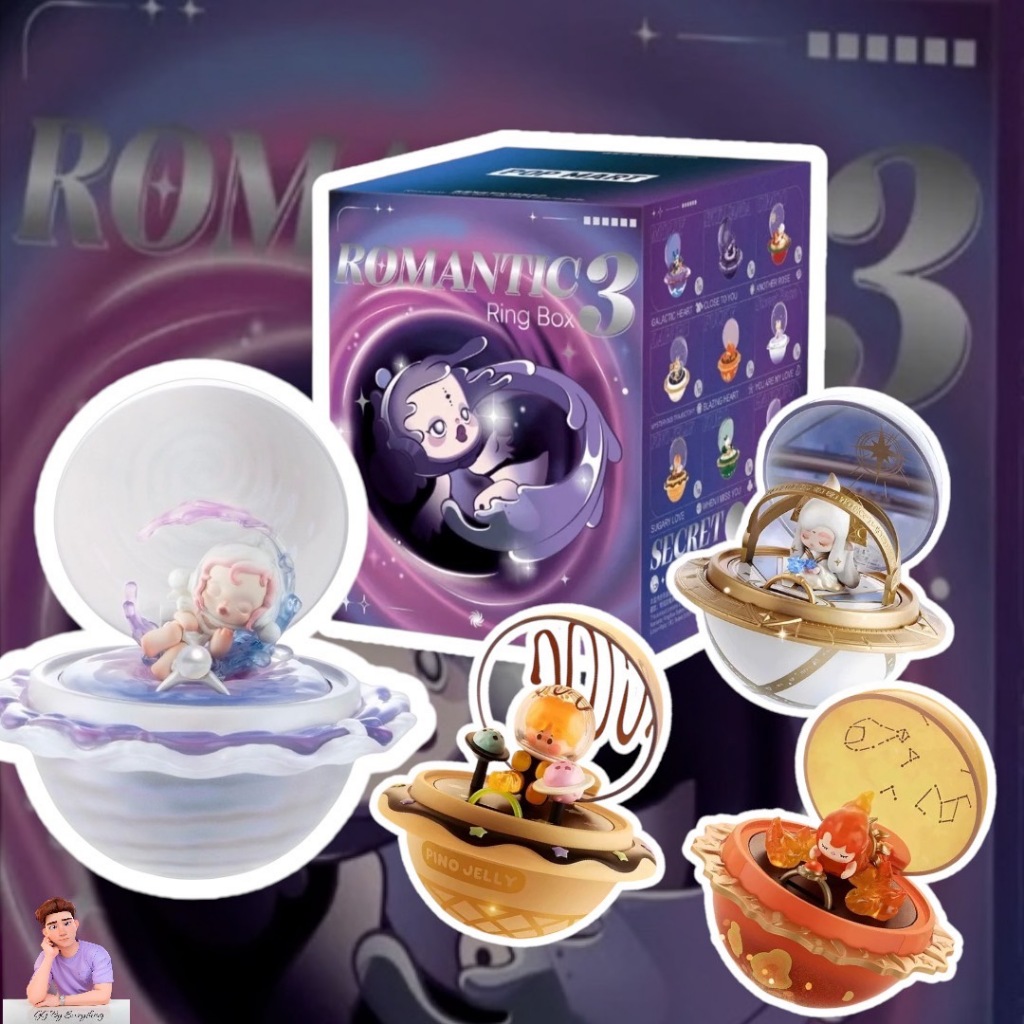 จุ่ม พร้อมส่ง Romantic Ring Box Series 3 Scene Sets POP MART | Shopee ...