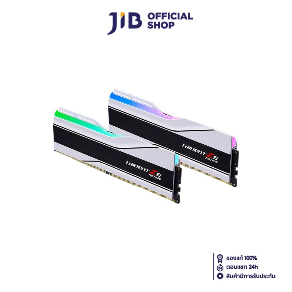 32GB (16GBx2) DDR5 6400MHz RAM (หน่วยความจำ) G.SKILL TRIDENT Z5 NEO RGB ...