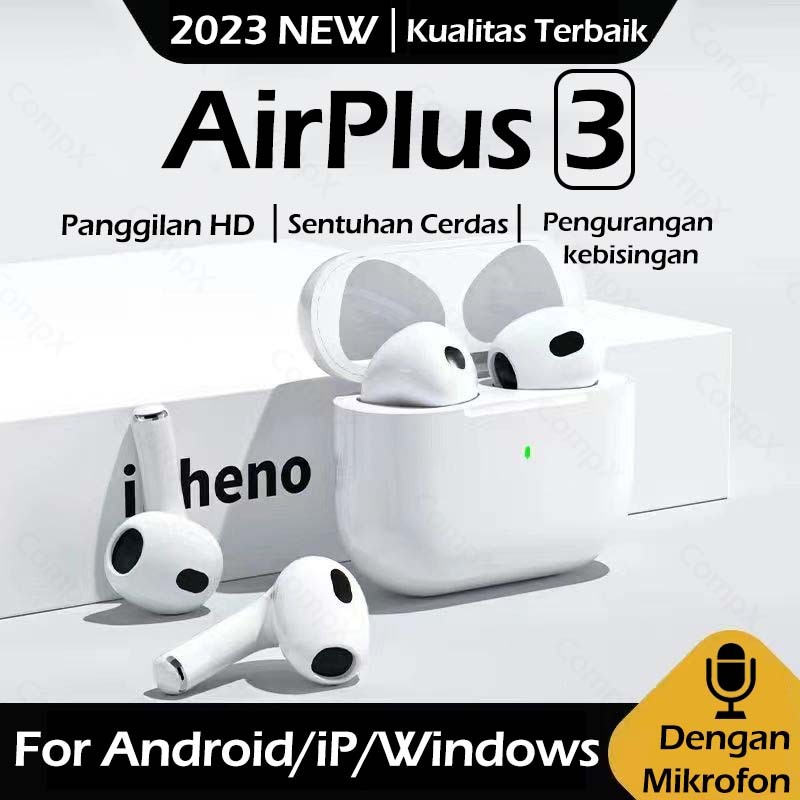 TWS AirPlus 3 สัมผัสอัจฉริยะ หูฟังไร้สาย HiFi กันน้ำ หูฟังบลูทูธ พร้อม ...