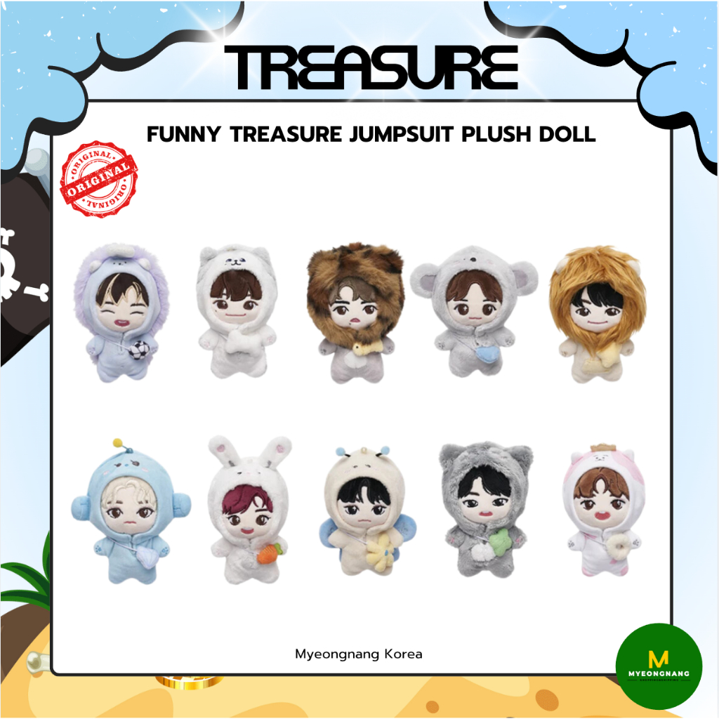 พร้อมส่ง FUNNY TREASURE JUMPSUIT PLUSH DOLL ตุ๊กตาเทรชเชอร์ | Shopee ...