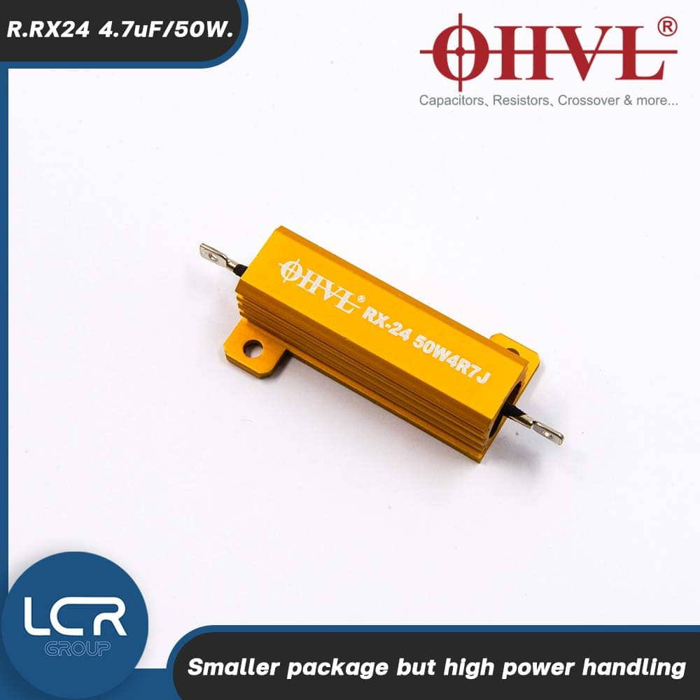 OHVL R.Resistor RX24 2.2-47Ohm 50W. รีซิสเตอร์ ตัวต้านทาน High quality ...