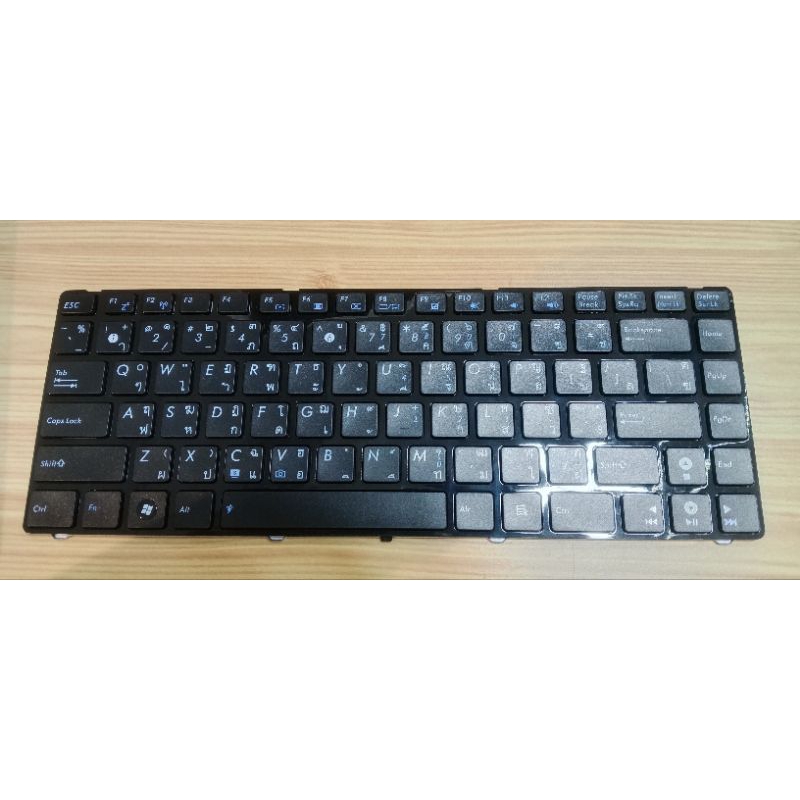 KEYBOARD คีย์บอร์ด Asus A42F A42J A42S A43S K42J K43S K43E UL30 U30 A43e (TH-US สีดำ) | Shopee ...