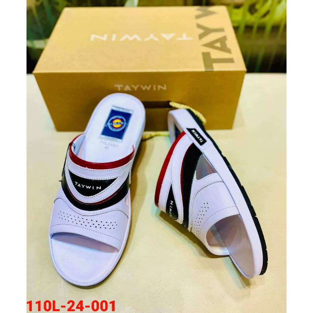 TAYWINแท้ เทวินทร์แท้ รองเท้าแตะ 110L24001 | Shopee Thailand
